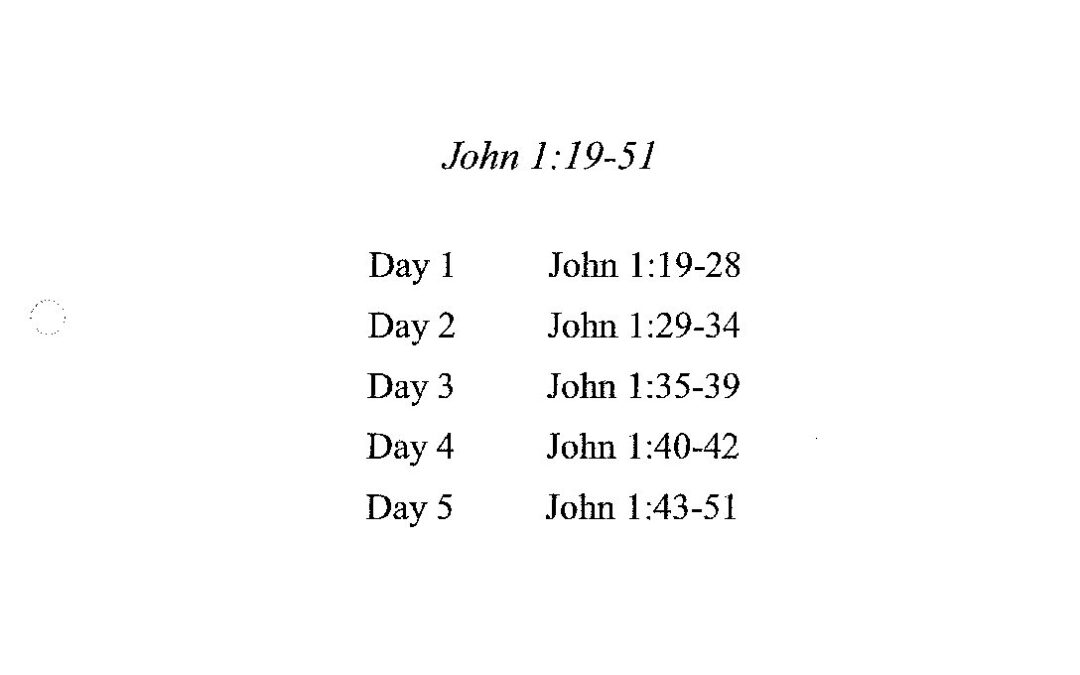 GOSPEL OF JOHN LESSON 3 | CCFL